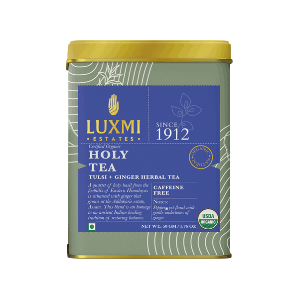 Holy Tea, 50gm | Organic Herbal Tea by Luxmi Estates